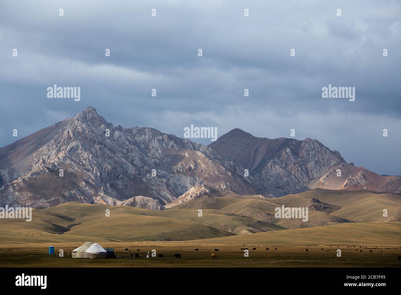 Scenes from Son Kol Lake in Kyrgyzstan's Naryn Oblast Stock Photo - Alamy