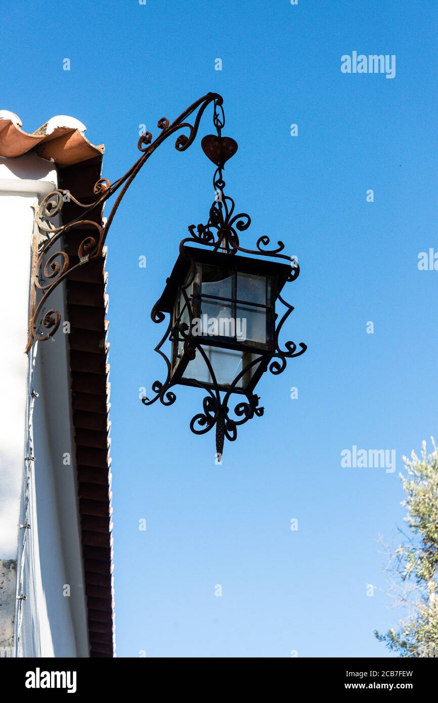 Vertical shot of a decorative street lamp Stock Photo - Alamy