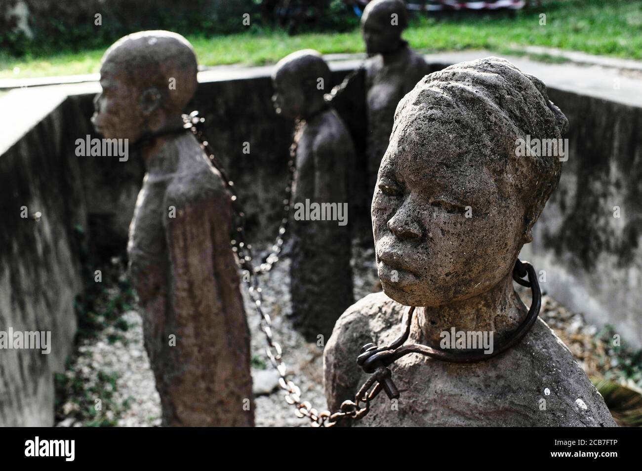 Chained slave woman hi-res stock photography and images - Alamy