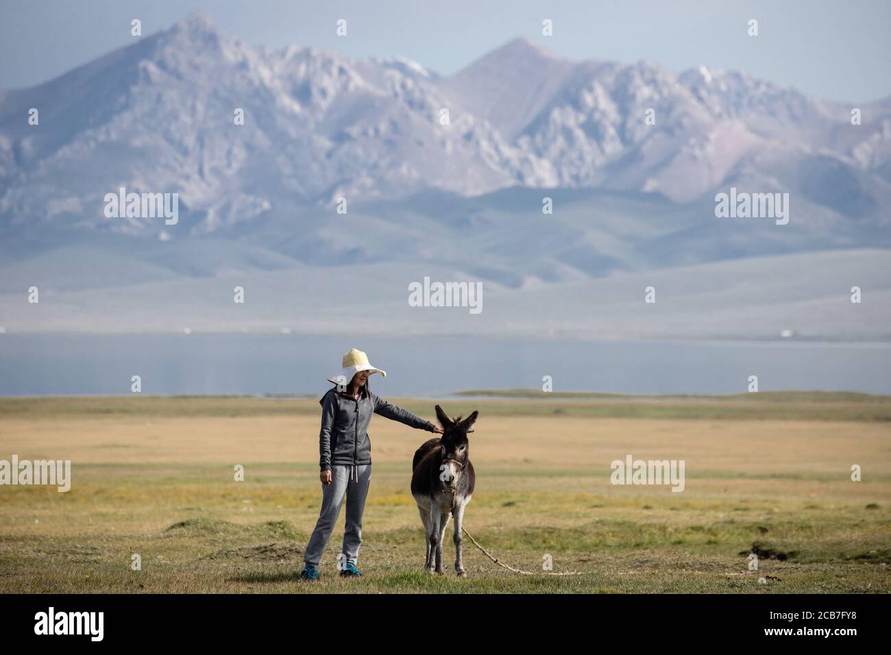 Scenes from Son Kol Lake in Kyrgyzstan's Naryn Oblast Stock Photo - Alamy