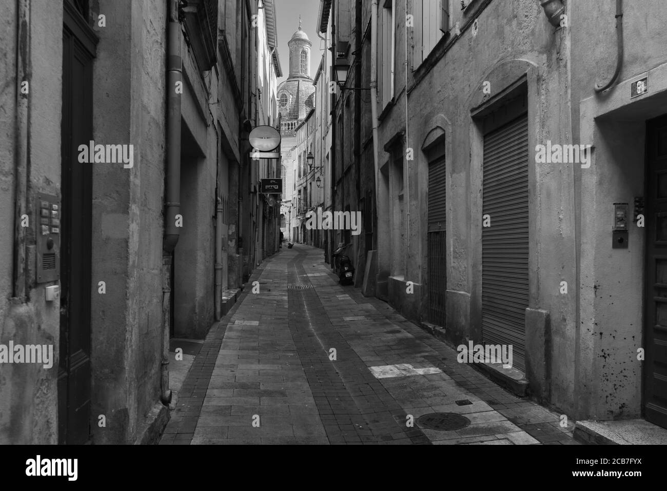 This narrow alley leads to the baroque surgical amphitheater Saint Come ...