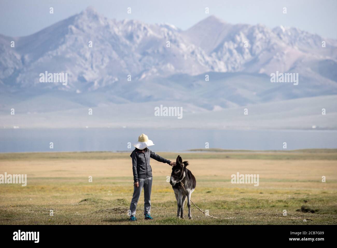 Scenes from Son Kol Lake in Kyrgyzstan's Naryn Oblast Stock Photo - Alamy