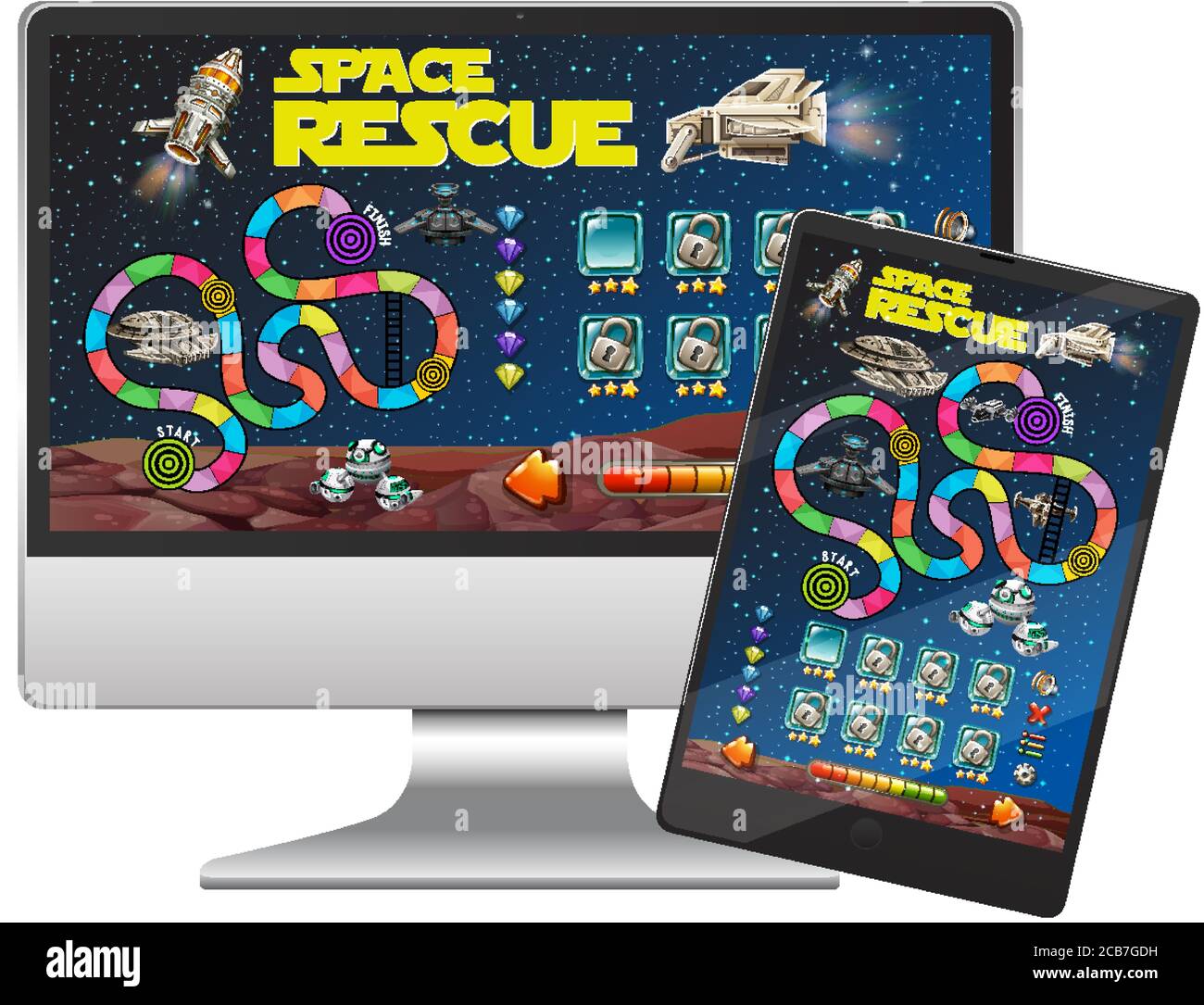 Computer science games engineering Stock Vector Images - Alamy