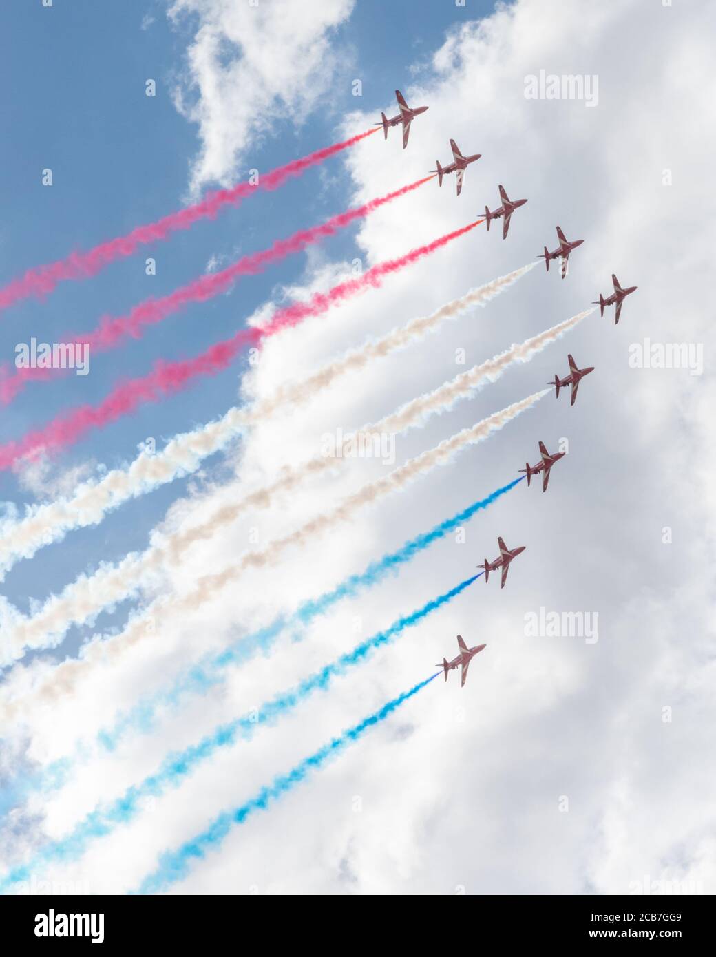 The Royal Air Force Aerobatic Team, the Red Arrows, British aerobatic ...