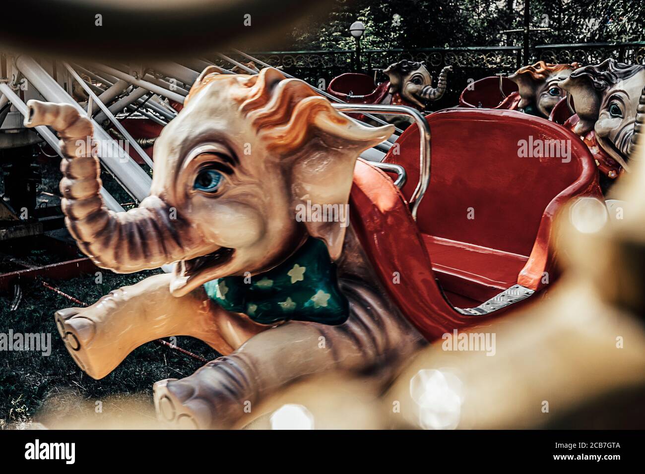 Merry go round playground hi-res stock photography and images - Alamy