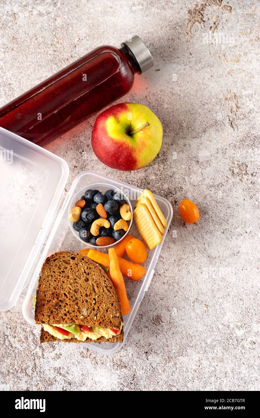 Sandwich box box from above hi-res stock photography and images - Alamy