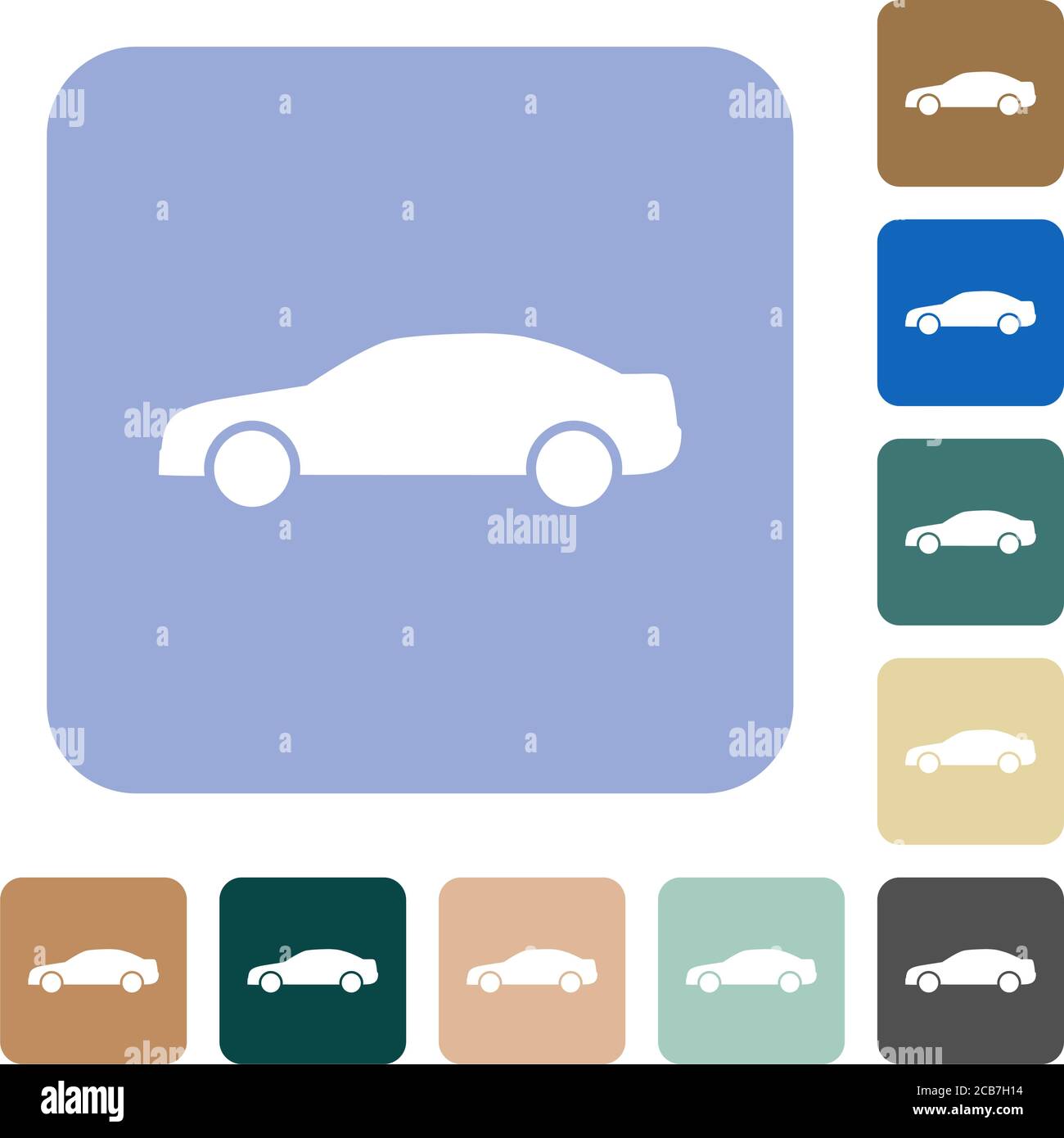 Car vector sideview hi-res stock photography and images - Alamy