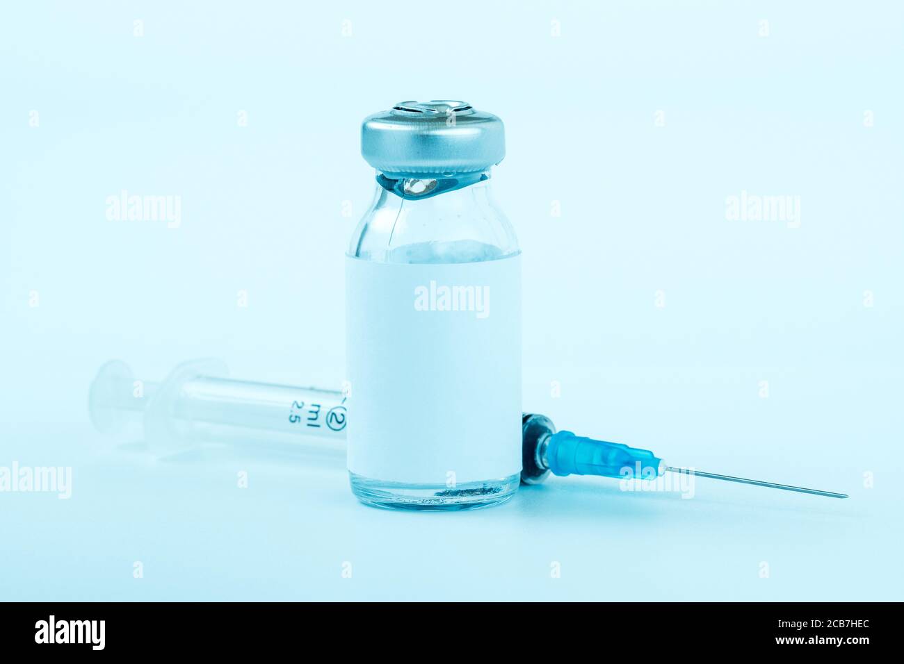 Vaccine and syringe injection. It use for prevention,immunization and ...