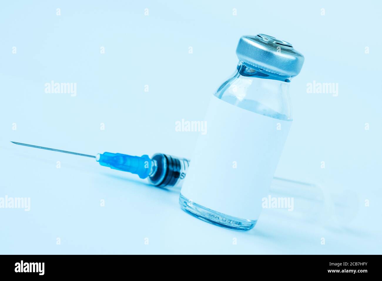 Vaccine and syringe injection. It use for prevention,immunization and ...