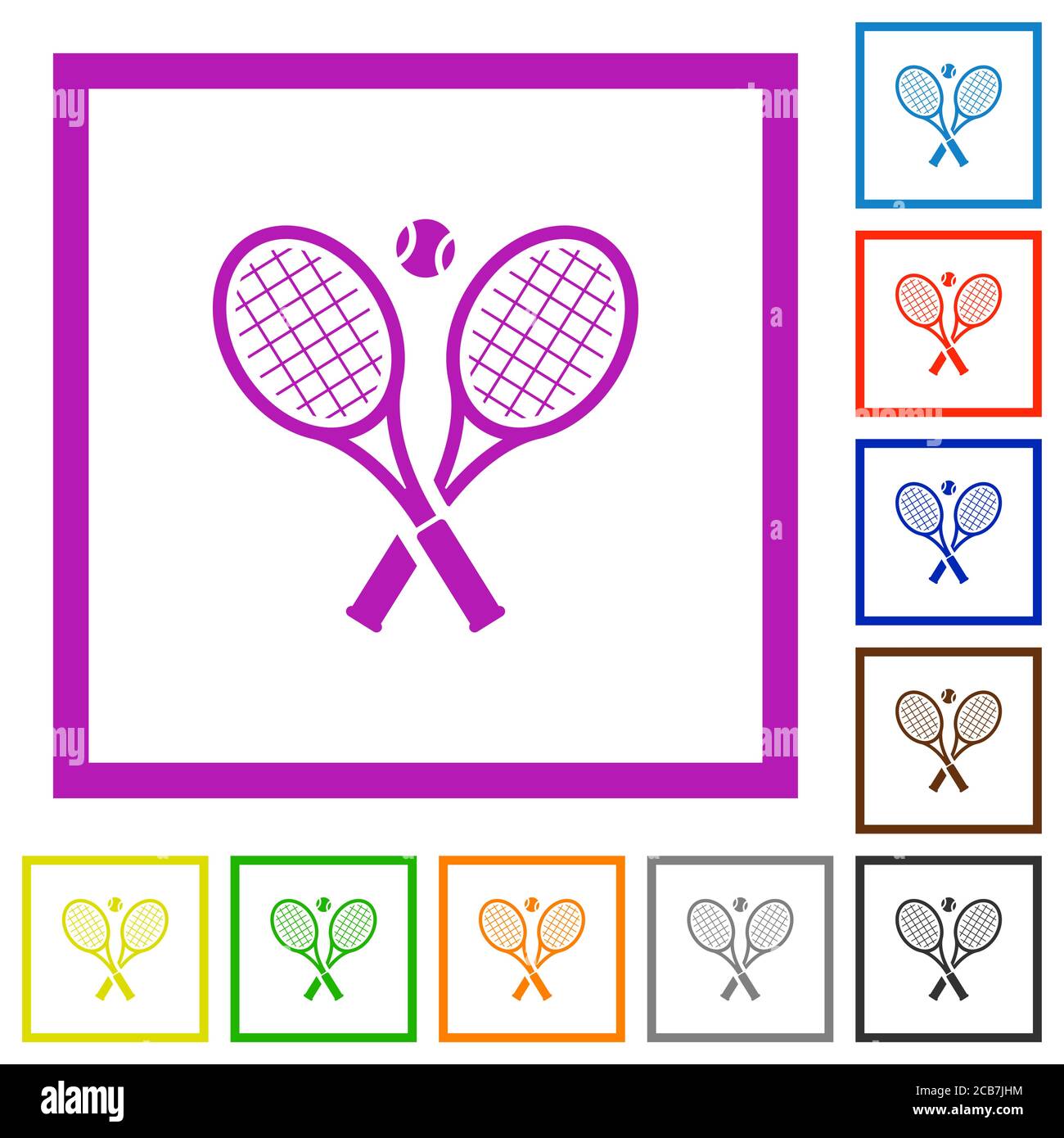 Double racket Stock Vector Images - Alamy
