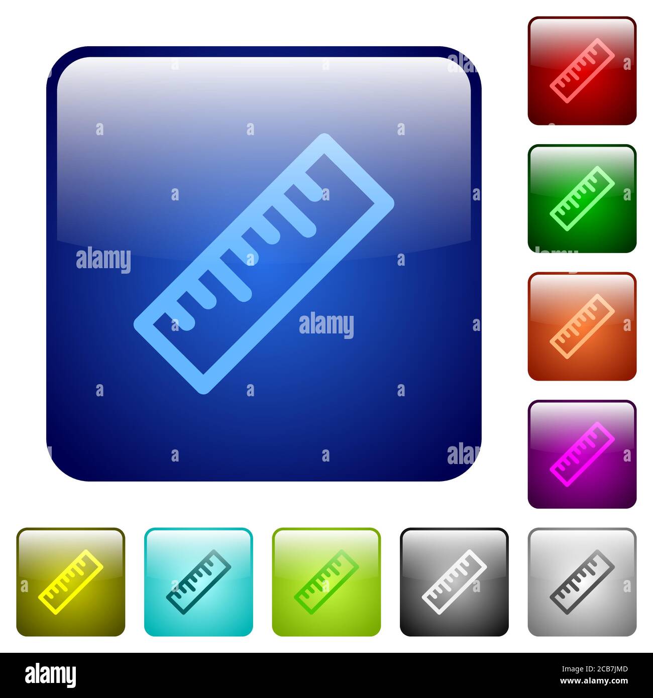 Ruler set square Stock Vector Images - Alamy