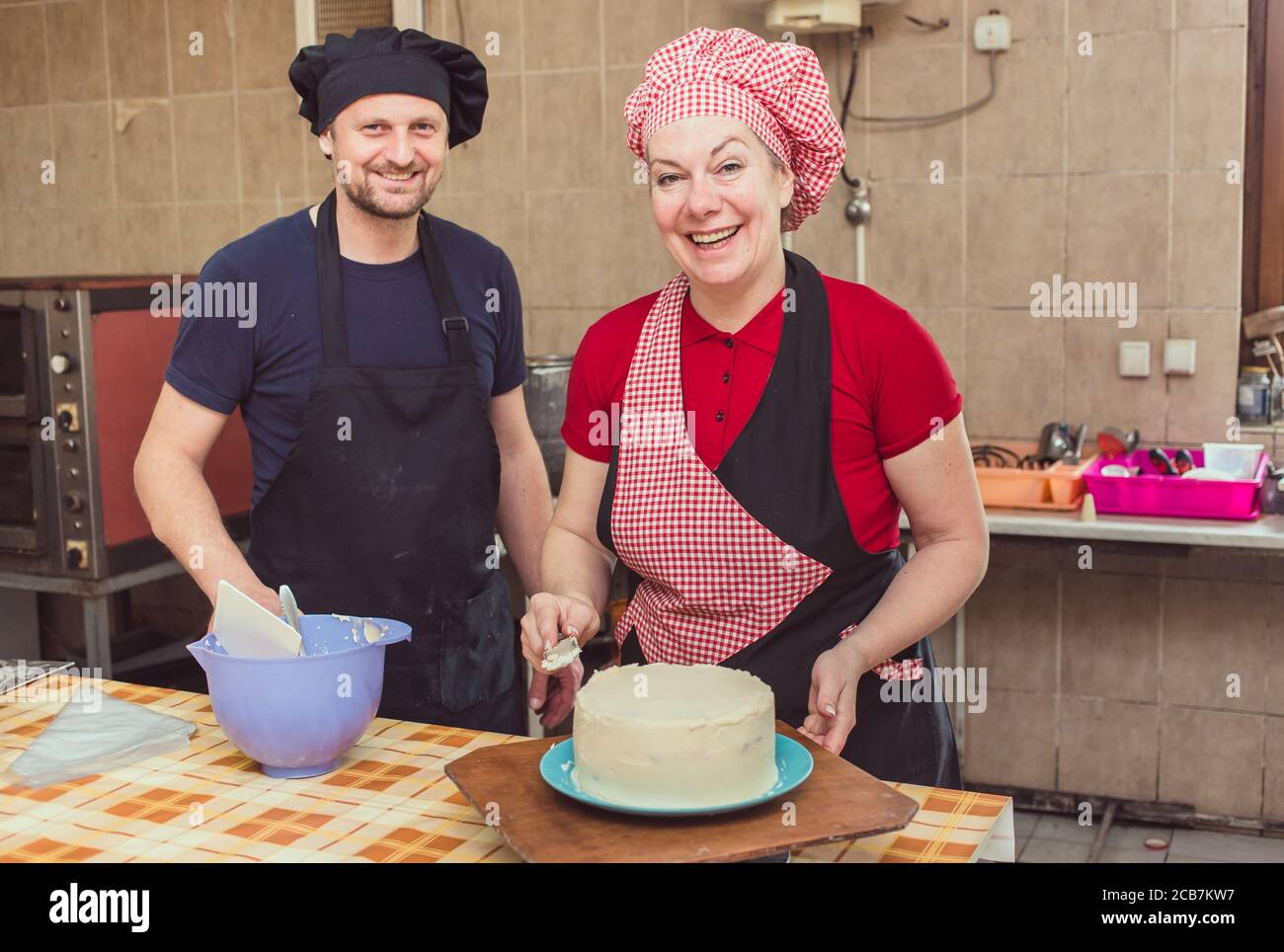 Female shop assistant uniform hi-res stock photography and images - Alamy