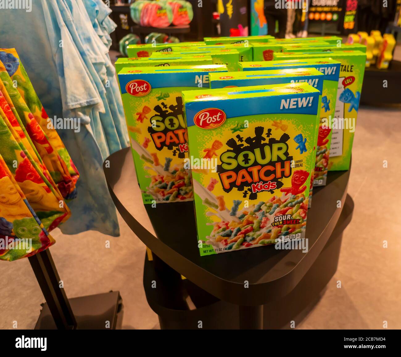 Post brand breakfast cereal at the Mondelez InternationalÕs Sour Patch ...