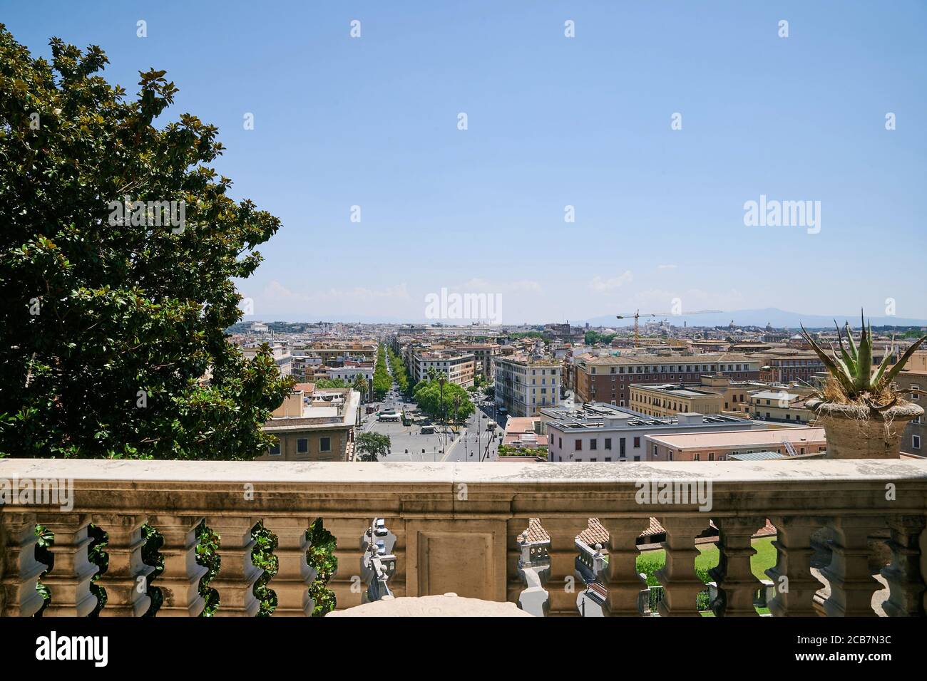 View from balcony in rome hi-res stock photography and images - Alamy