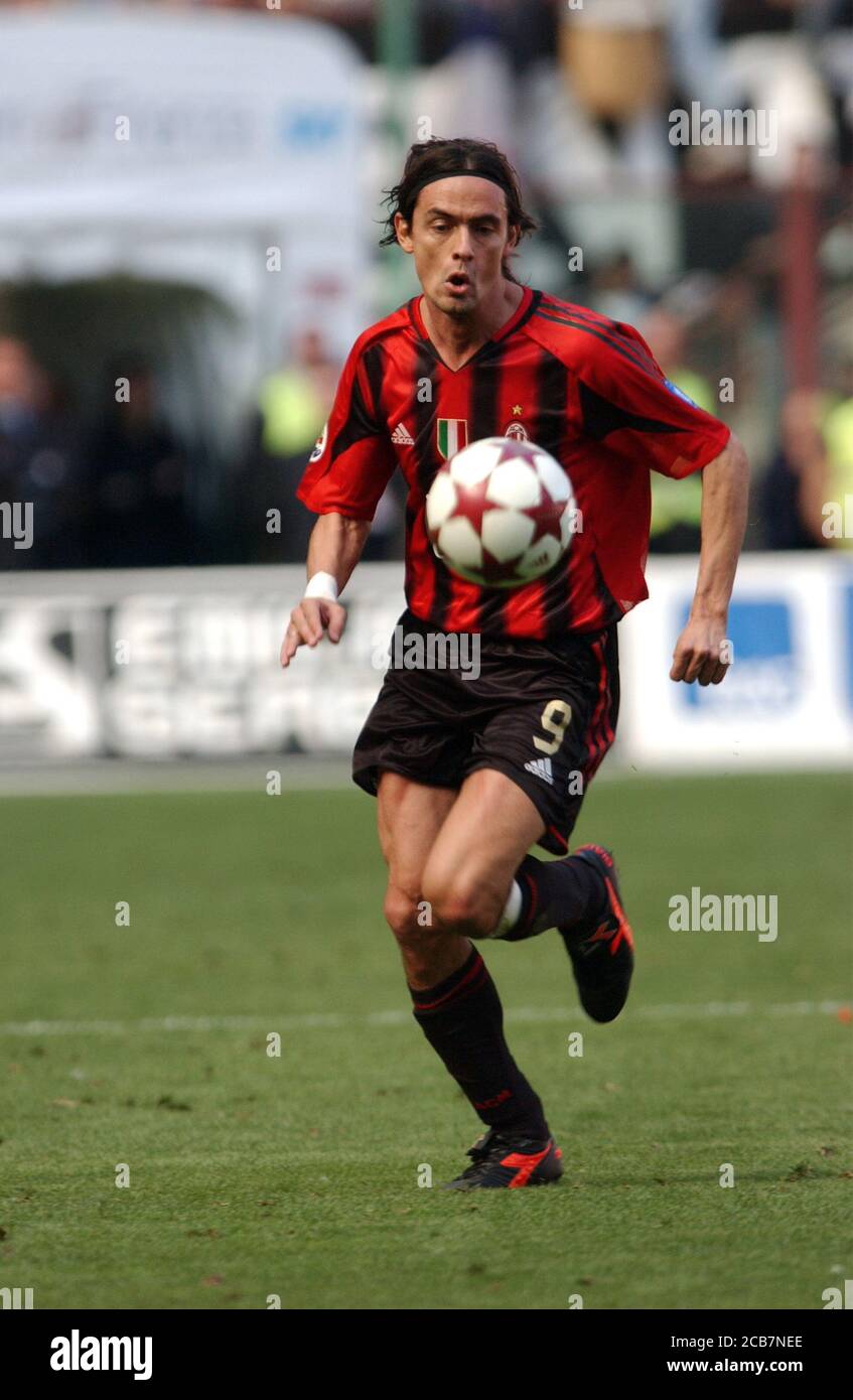 Ac milan player filippo inzaghi hi-res stock photography and images - Alamy