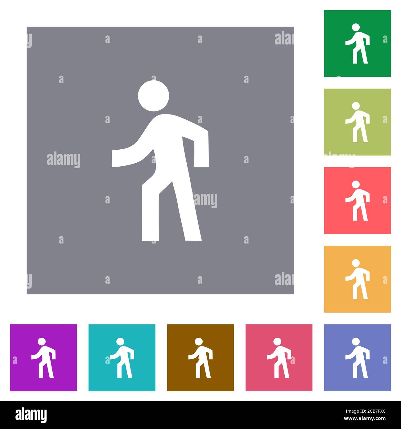 Pedestrian path signs Stock Vector Images - Alamy