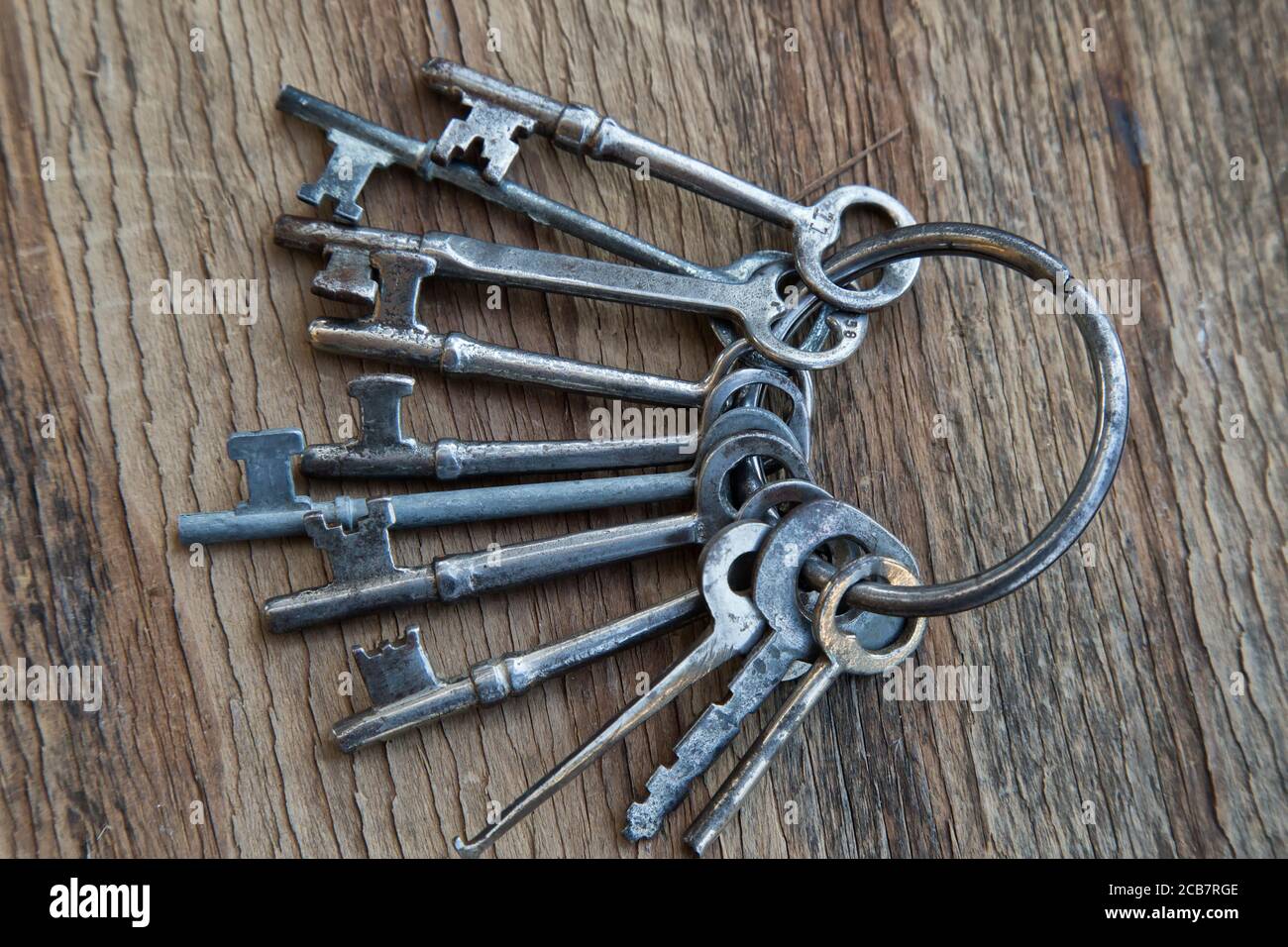 Antique Keys On Ring