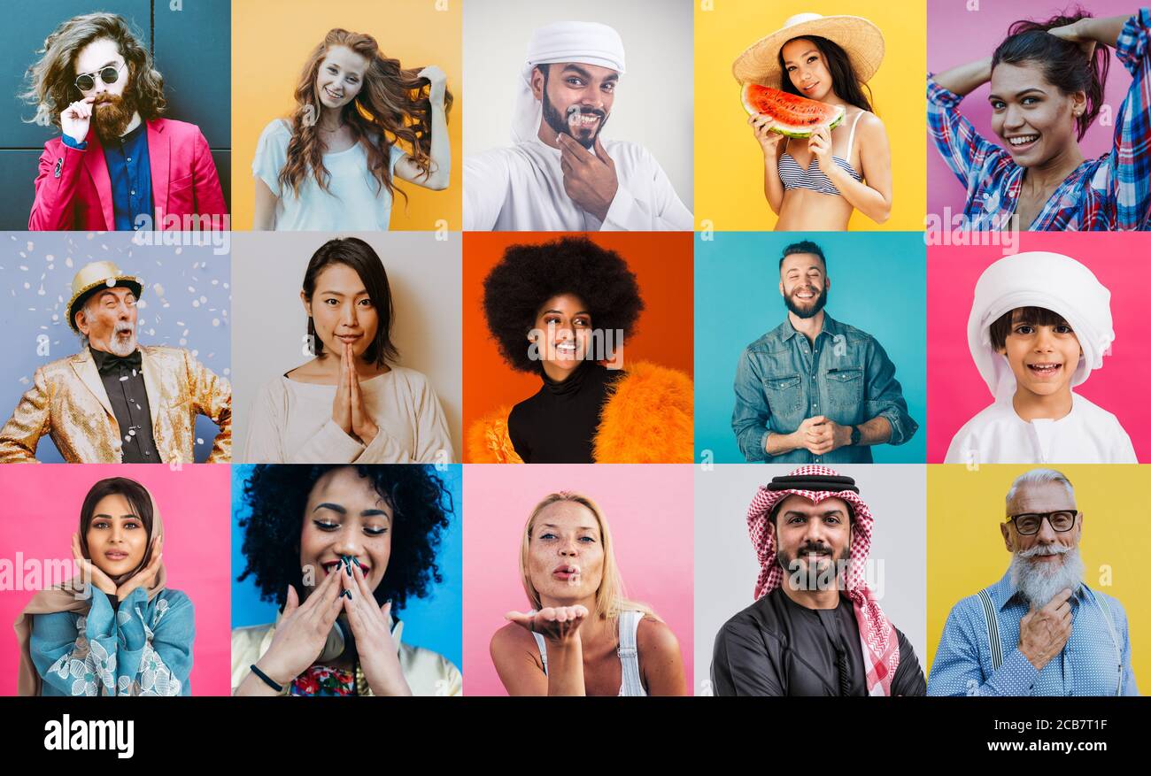 Japanese people collage hi-res stock photography and images - Alamy