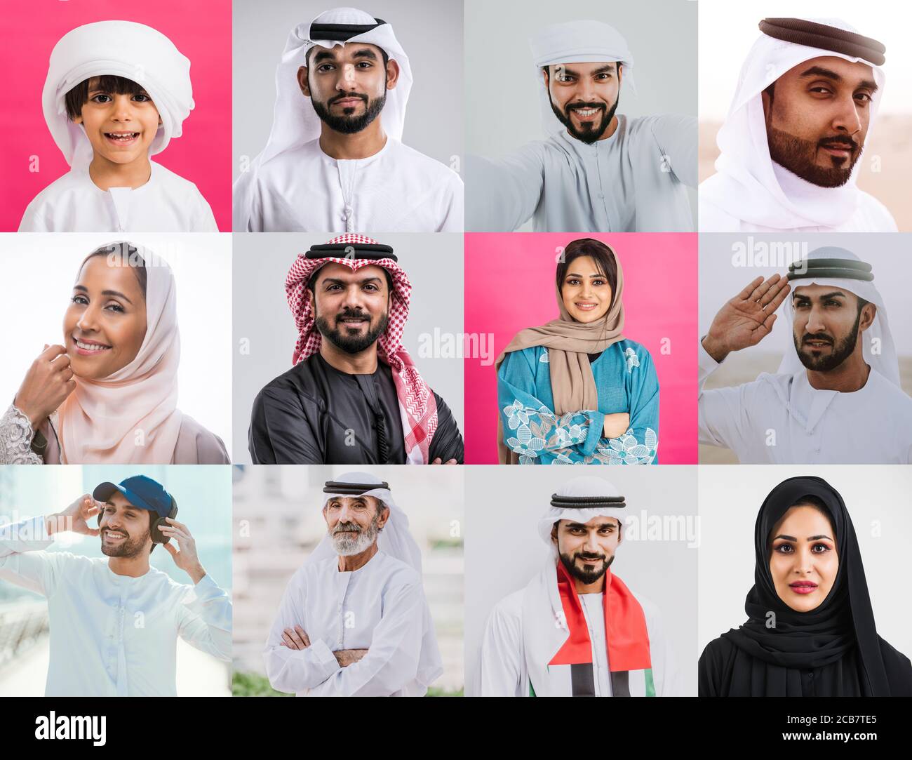 Uae family burka hi-res stock photography and images - Alamy