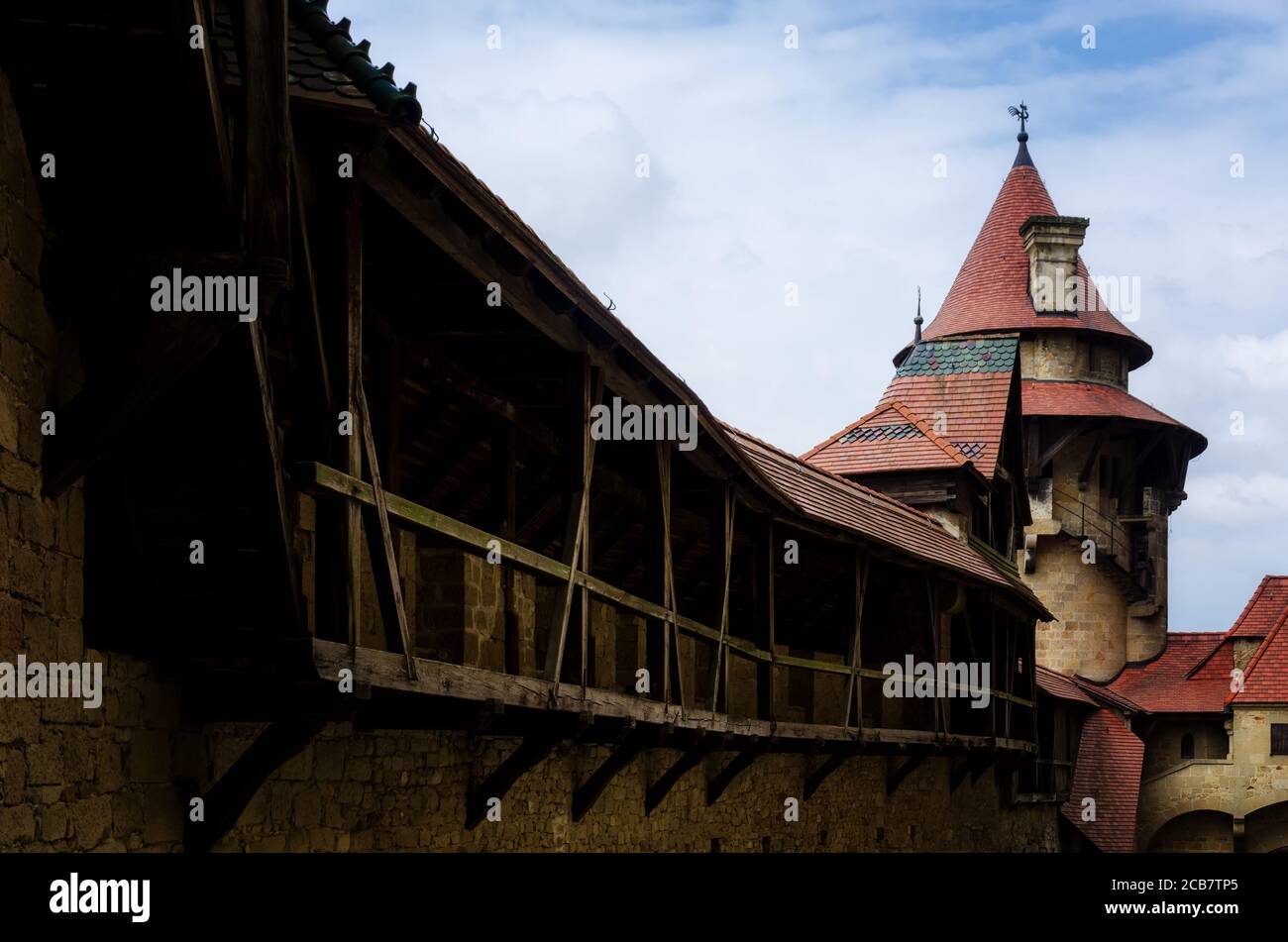 Burg Kreuzenstein Castle in Leobendorf, near Vienna (Austria Stock ...