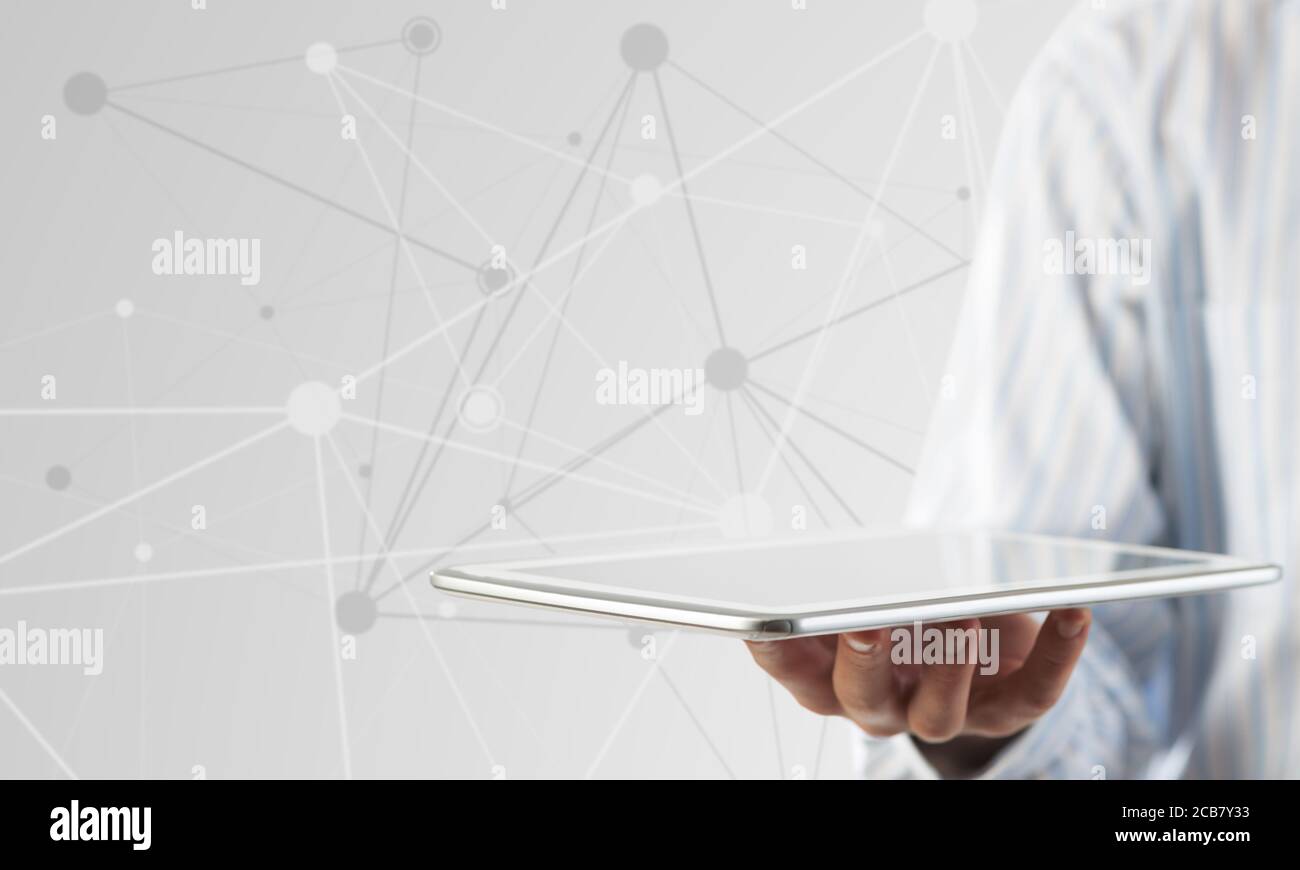 Connection and interaction concept Stock Photo - Alamy