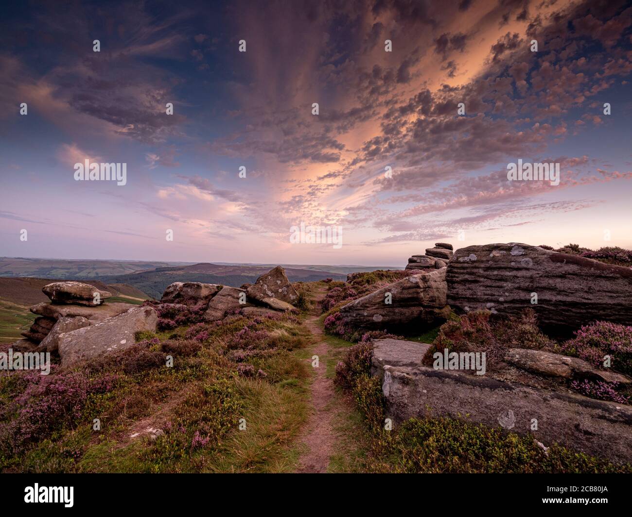 Peak district sunset hi-res stock photography and images - Alamy