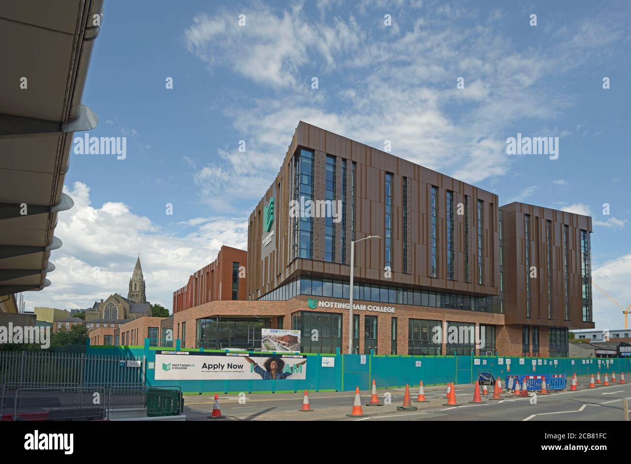 New Nottingham College building on Canal Street, Nottingham Stock Photo ...