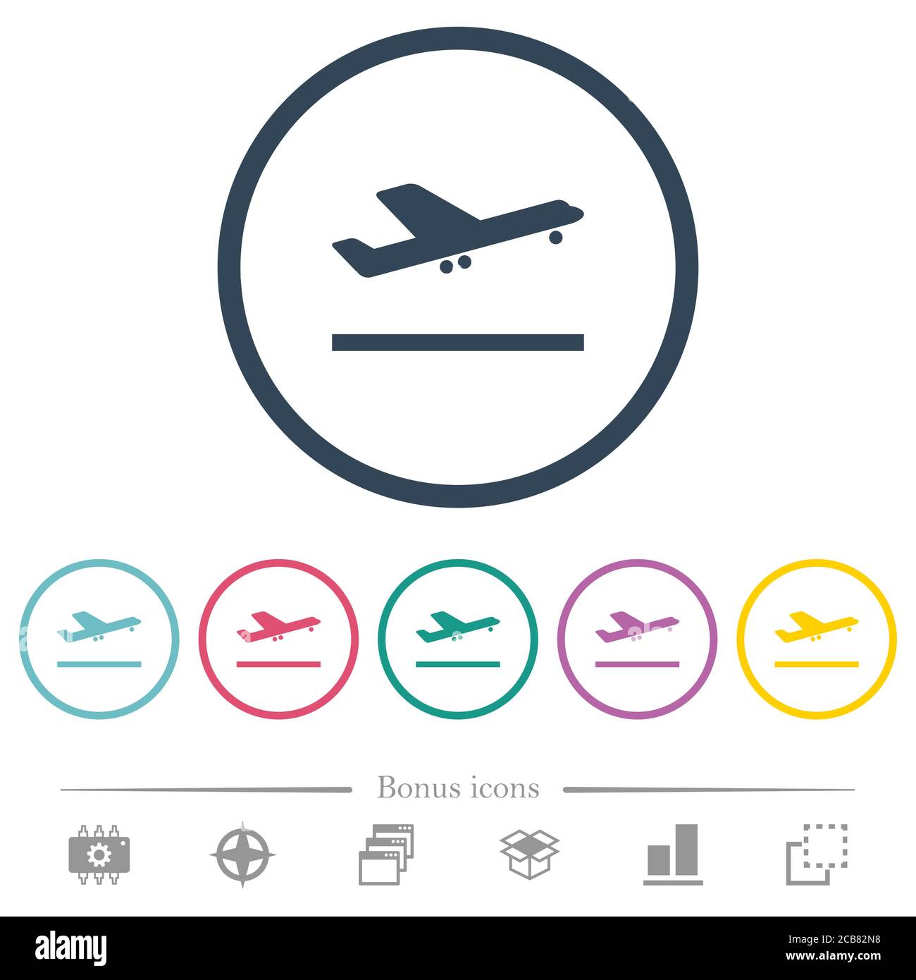 Starting plane Stock Vector Images - Alamy