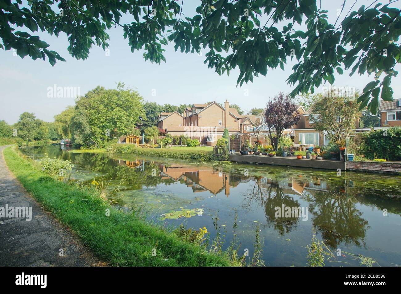 Canal in Maghull, Merseyside Stock Photo - Alamy