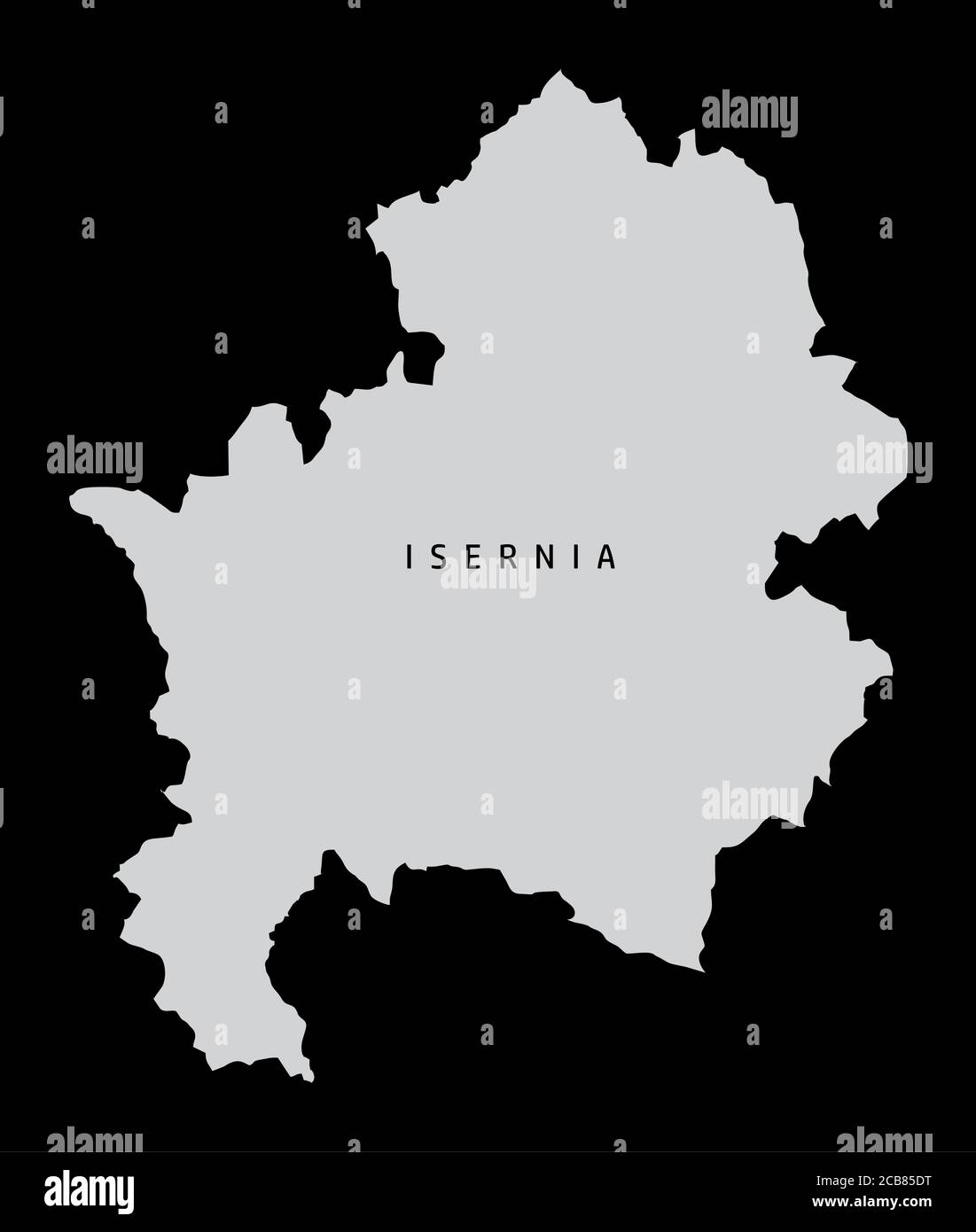 Isernia province map Stock Vector Image & Art - Alamy