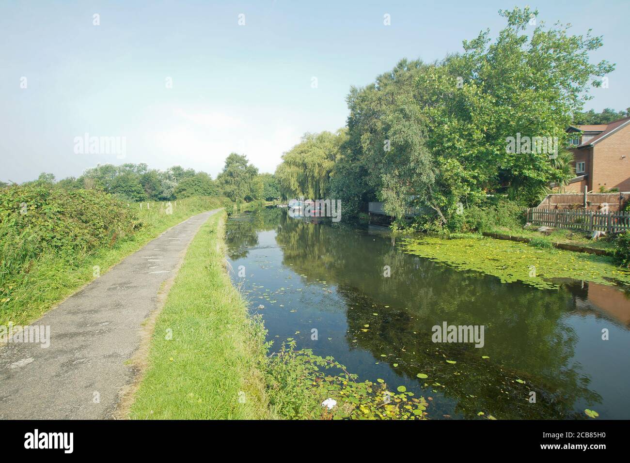 Canal in Maghull, Merseyside Stock Photo - Alamy