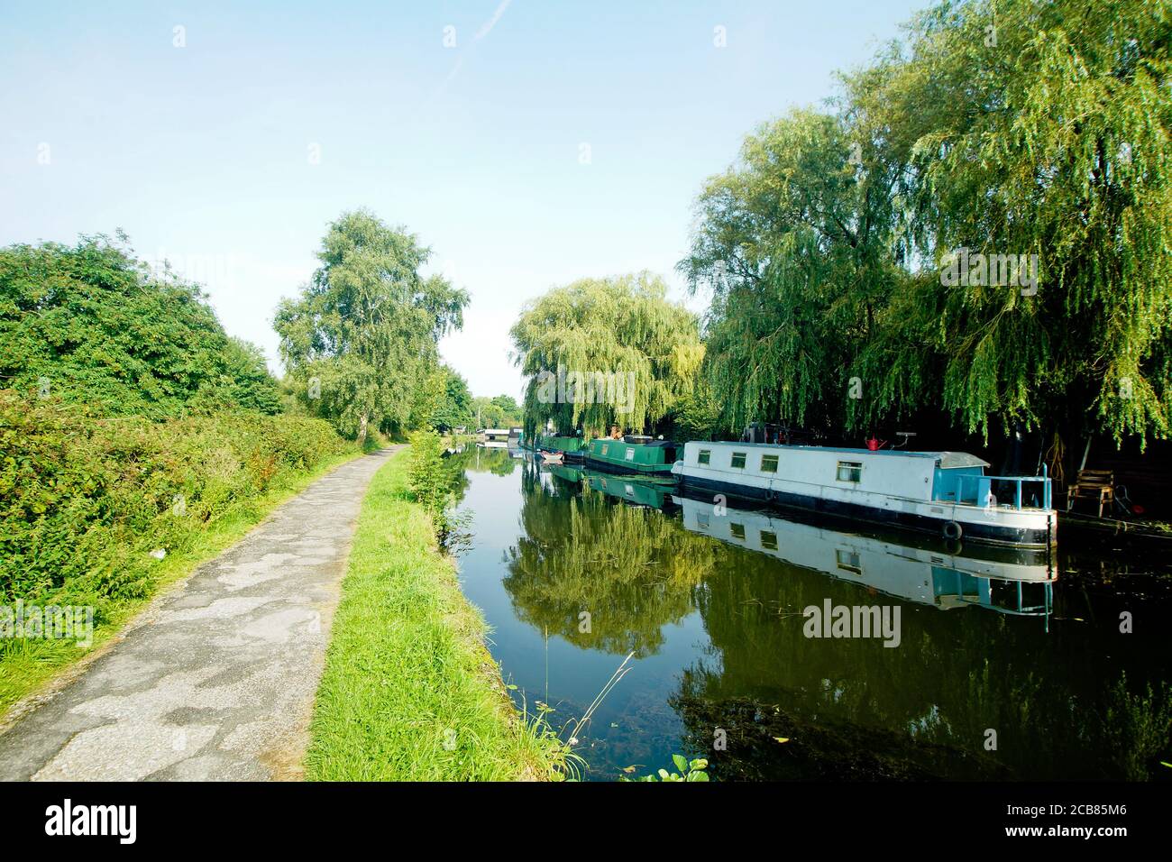 Canal in Maghull, Merseyside Stock Photo - Alamy