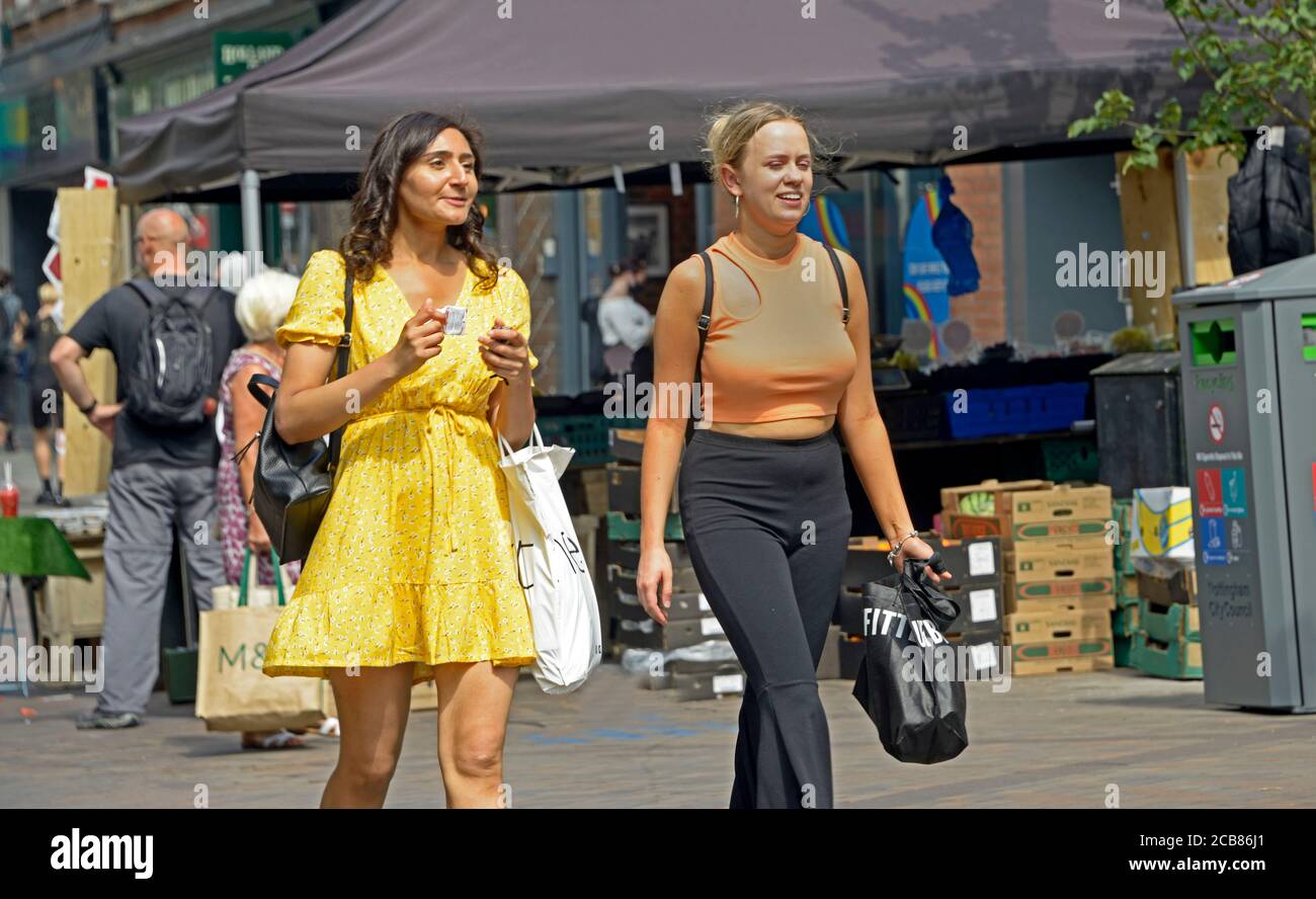 Attractive young women out shopping, post lockdown Stock Photo - Alamy Attractive young women out shopping, post lockdown Stock Photo - Alamy