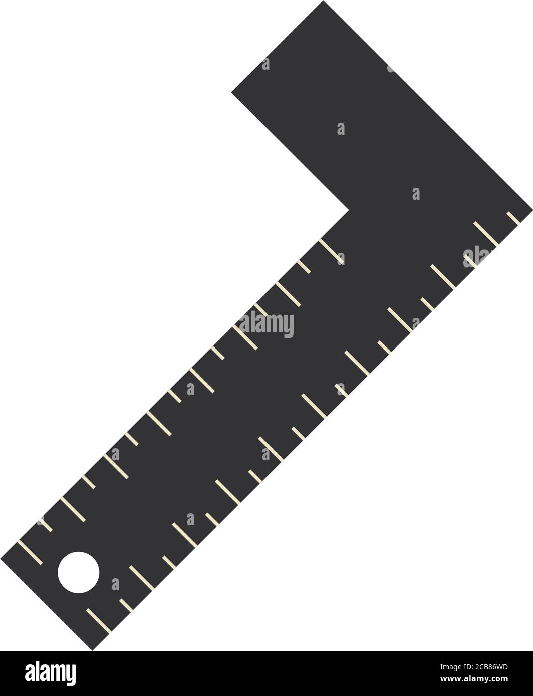 rule tool flat style icon vector illustration design Stock Vector Image ...