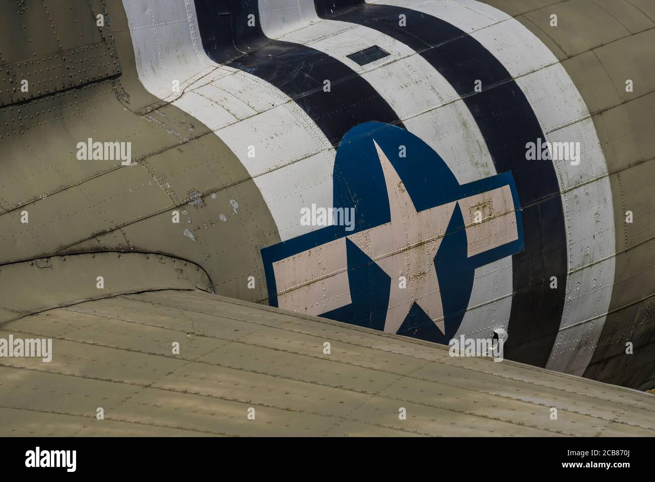 Detail of an american ww2 bomber plane Stock Photo - Alamy