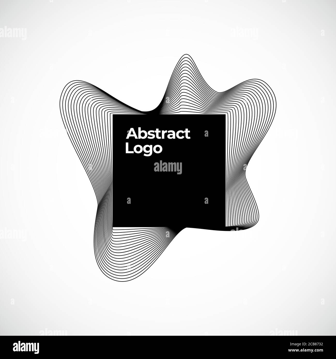 Curved line logo hi-res stock photography and images - Alamy