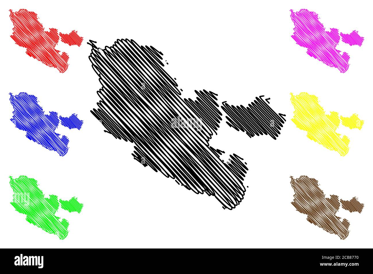 Moselle Department (France, French Republic, Grand Est region) map ...