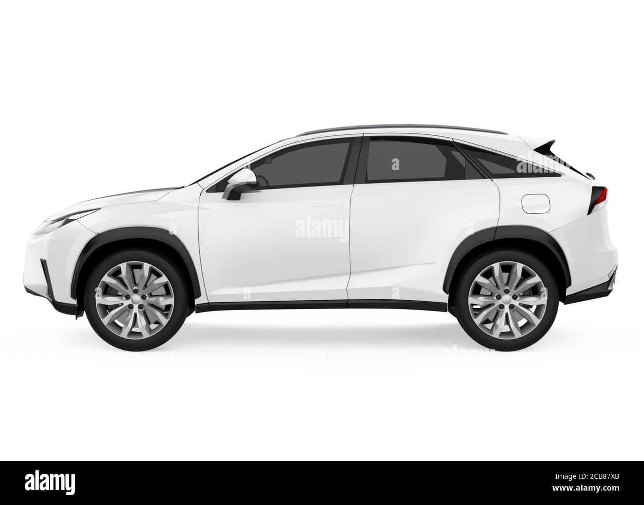 SUV Car Isolated Stock Photo - Alamy