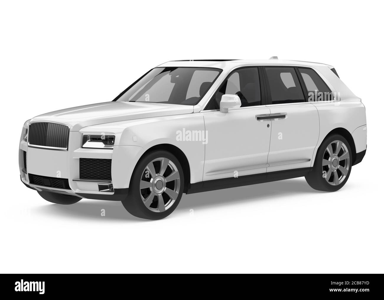 SUV Car Isolated Stock Photo - Alamy