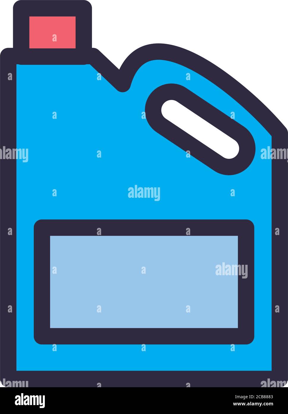 Gasoline bottle line and fill style icon design, Energy fuel technology ...