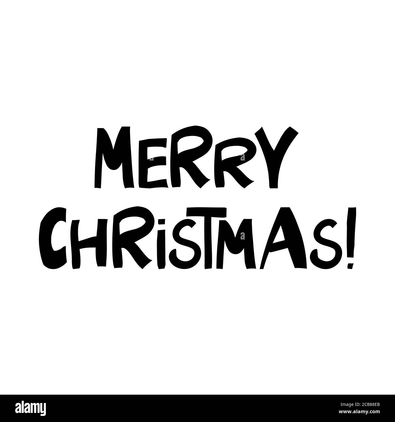 Scandinavian merry christmas style Black and White Stock Photos ...