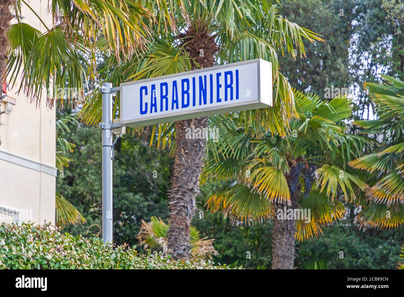 Carabinieri Sign National Law Enforcement Gendarmerie in Italy Stock ...