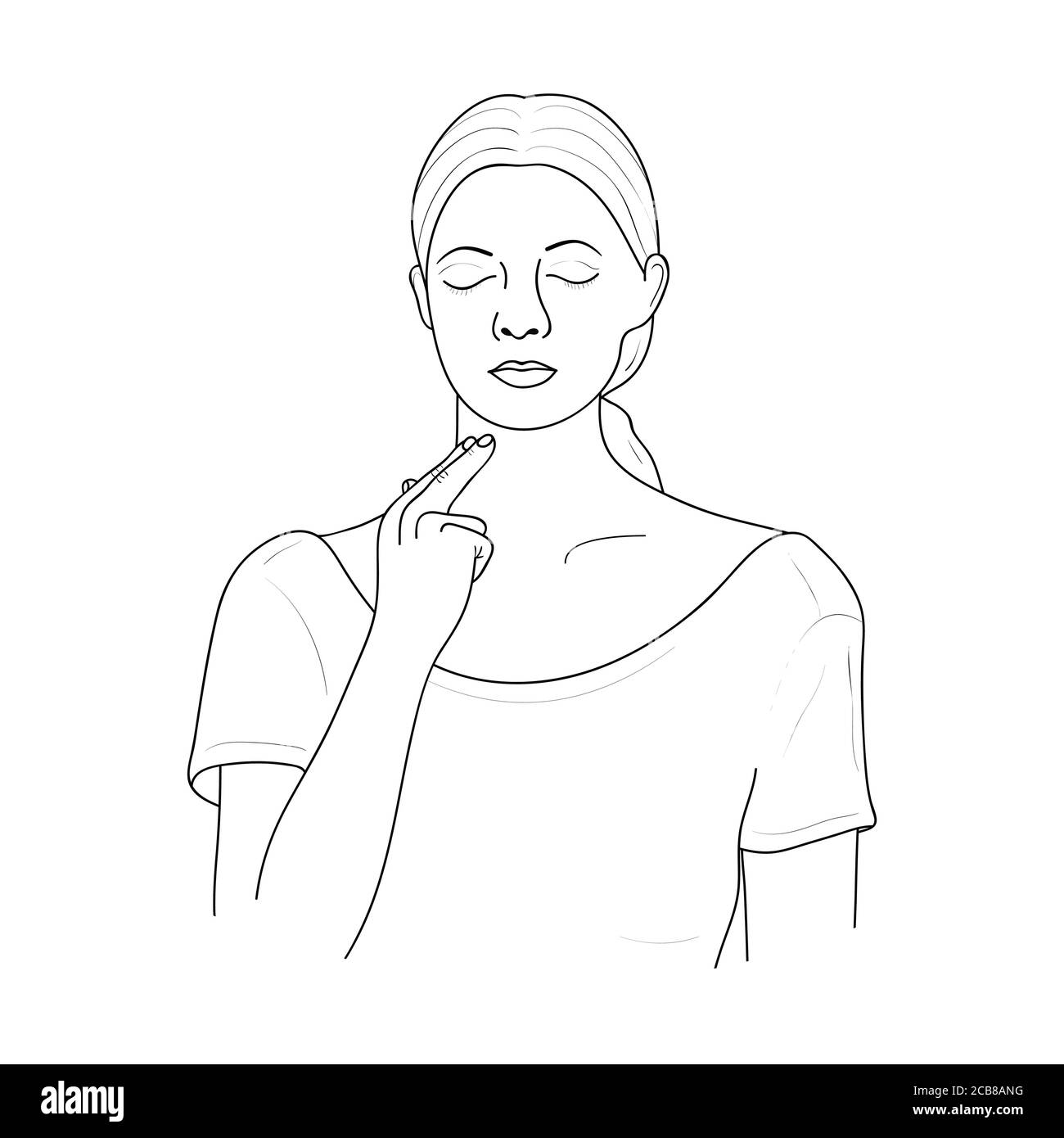 Taking the pulse Stock Vector Images - Alamy