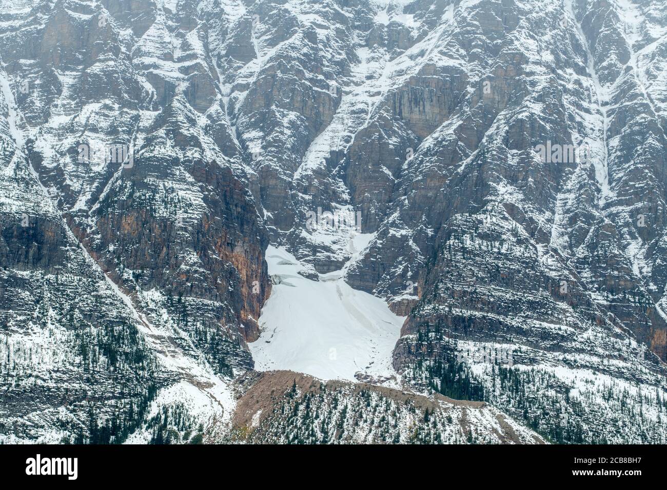 Mountains with fresh snow, Banff National Park, Alberta, Canada Stock ...