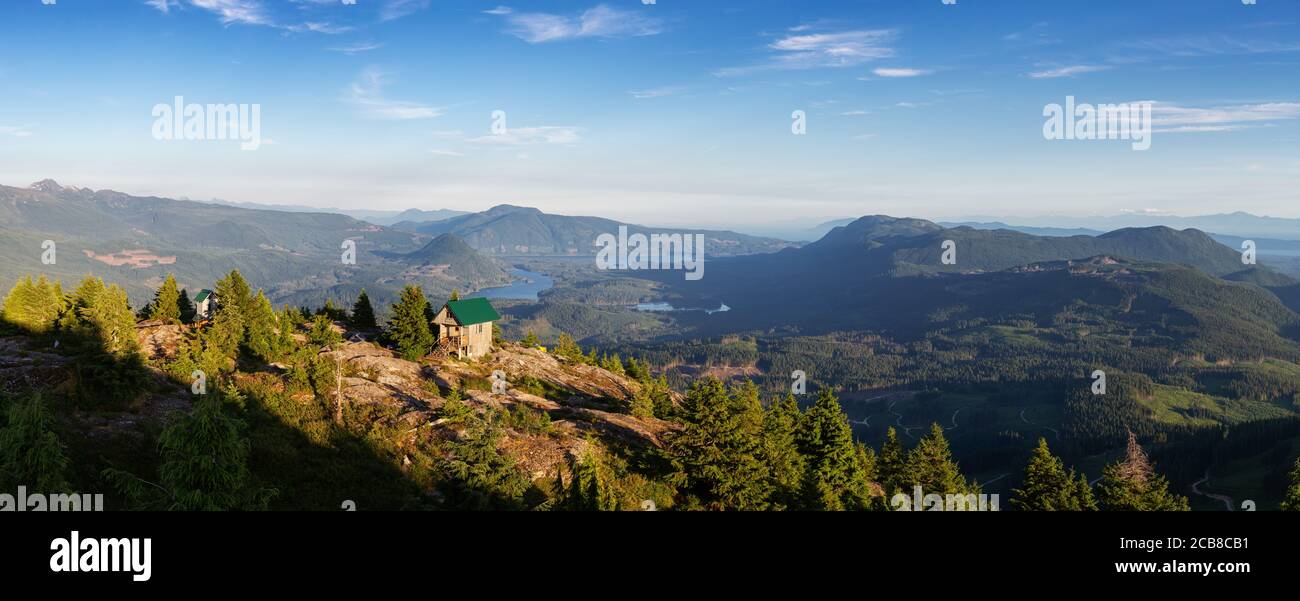 Beautiful Panoramic View of Canadian Nature Landscape Stock Photo - Alamy