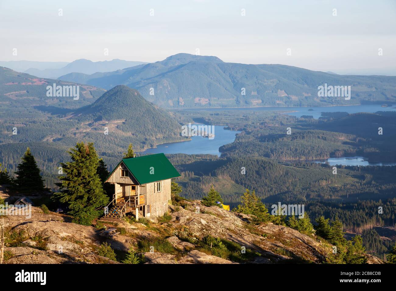 Beautiful Panoramic View of Canadian Nature Landscape Stock Photo - Alamy