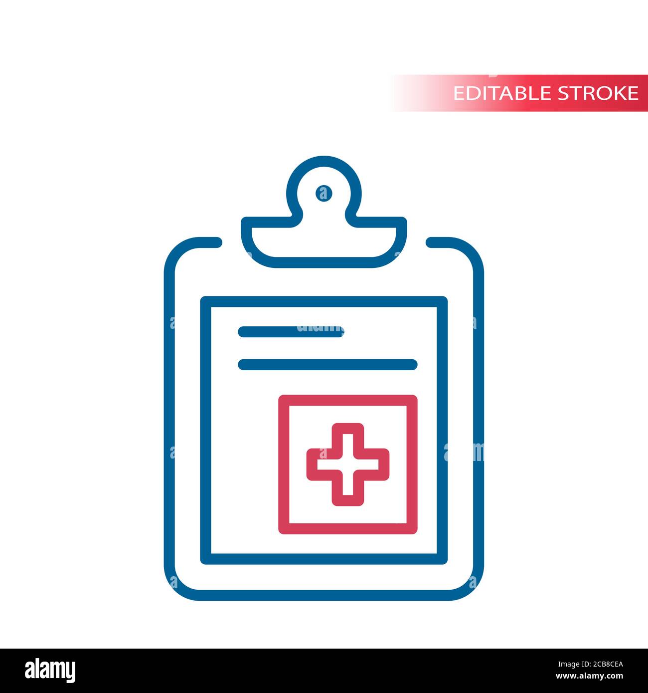 Medical card report icon Cut Out Stock Images & Pictures - Alamy