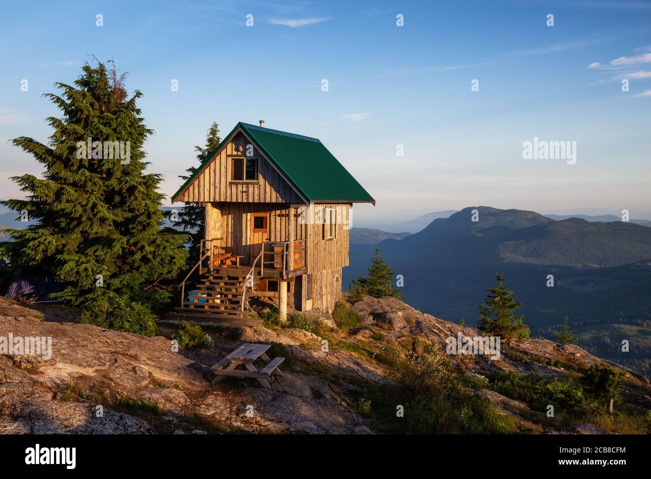 Beautiful Panoramic View of Canadian Nature Landscape Stock Photo - Alamy