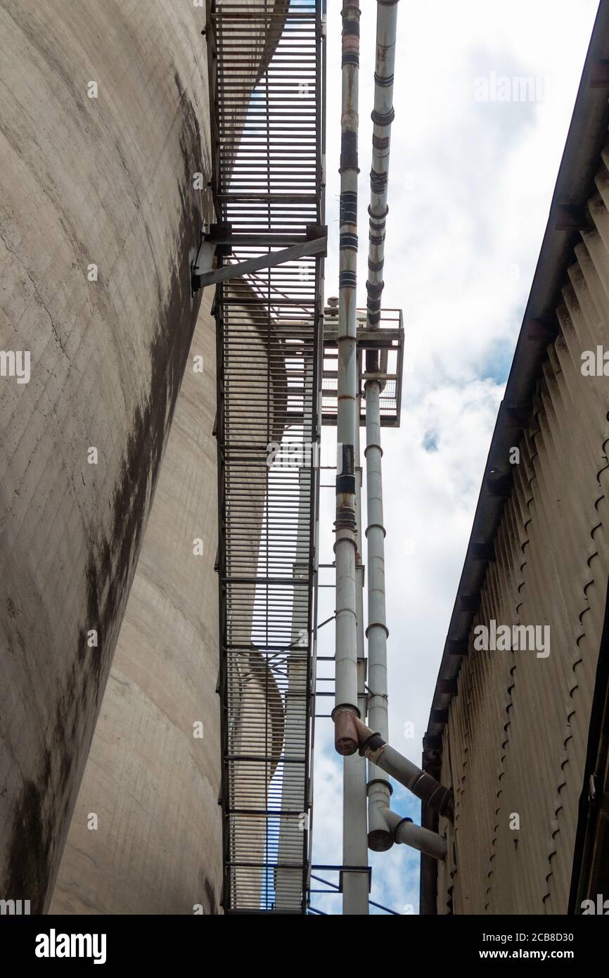 The cement silo represents data silos in computer science, which ...