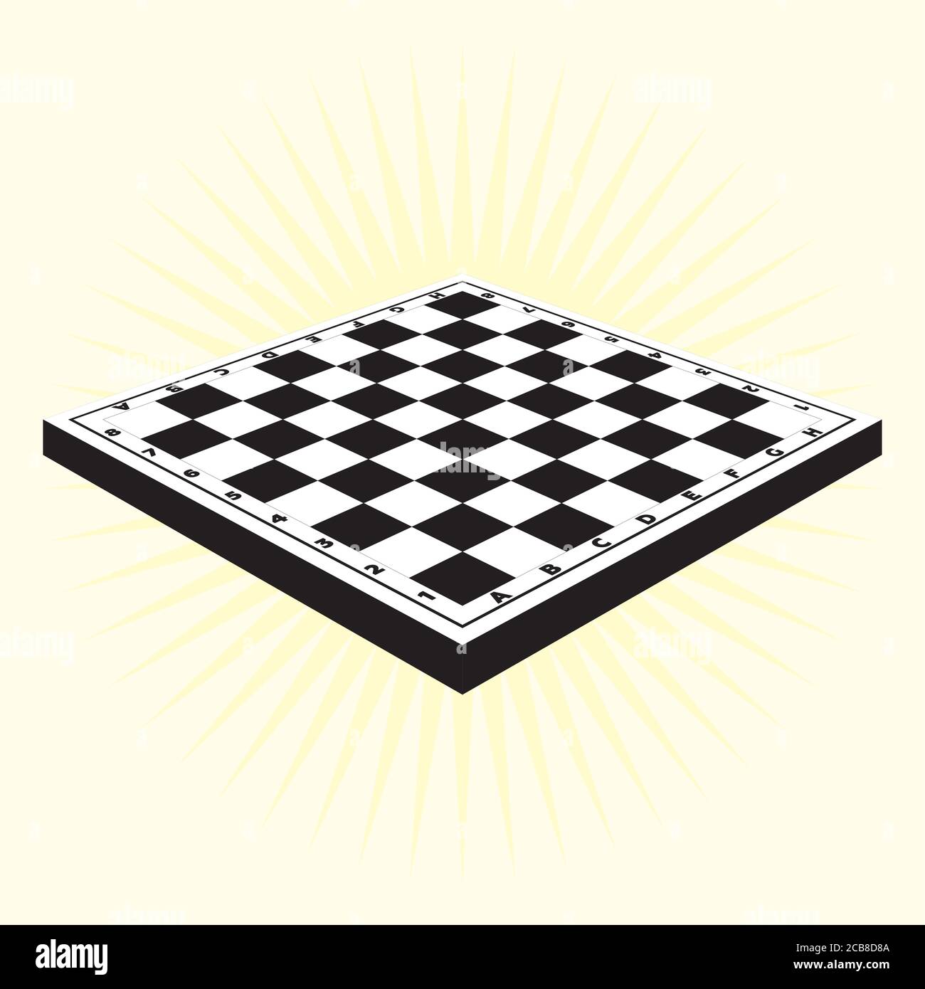 Chess board, vector illustration Stock Vector Image & Art - Alamy